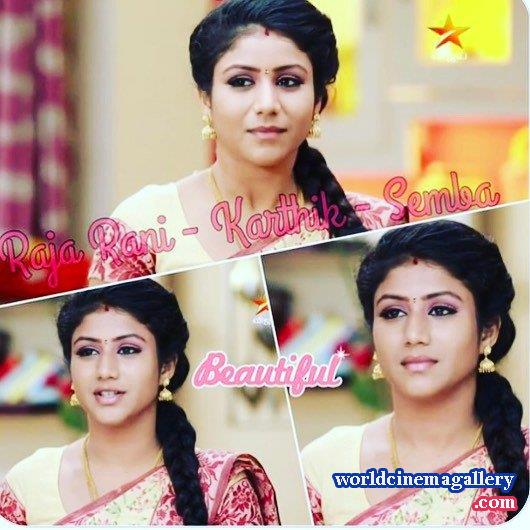 Raja Rani serial actress semba Alya Manasa Stills