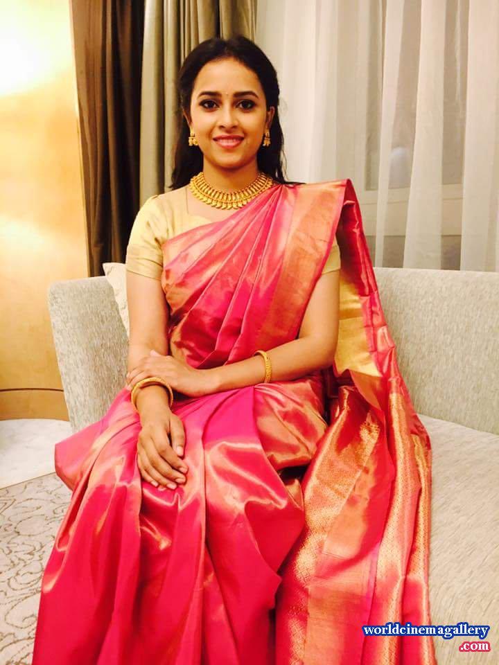 Sri Divya Saree Stills