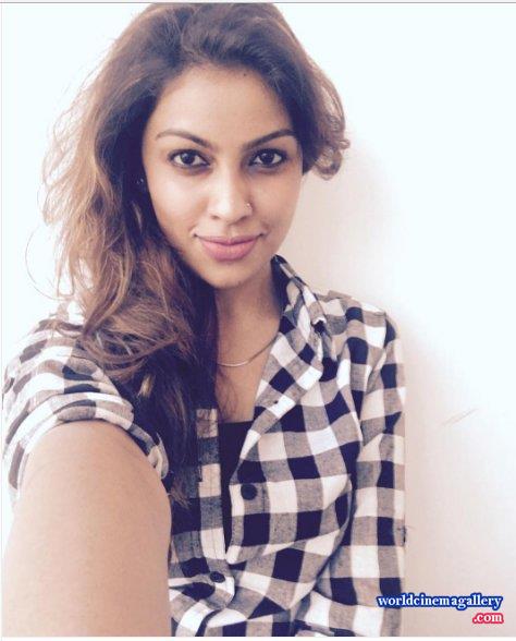 Sri Nikha Red Saree Stills